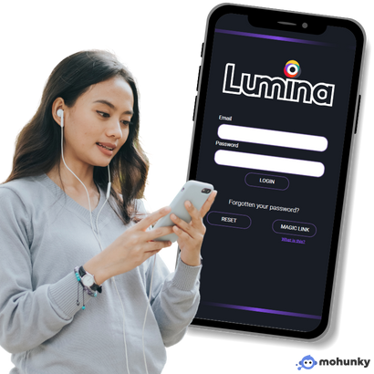 Lumina - a Single Sign On perks and reward app built for Amba UK | mohunky